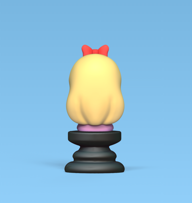 ♟️ Alice Chess - Side A - Queen - Alice・ 3D File for ・Cults