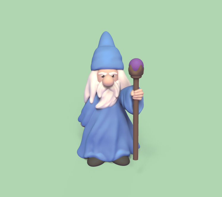 3D file Cute Wizard 🗿 ・3D printing design to download・Cults
