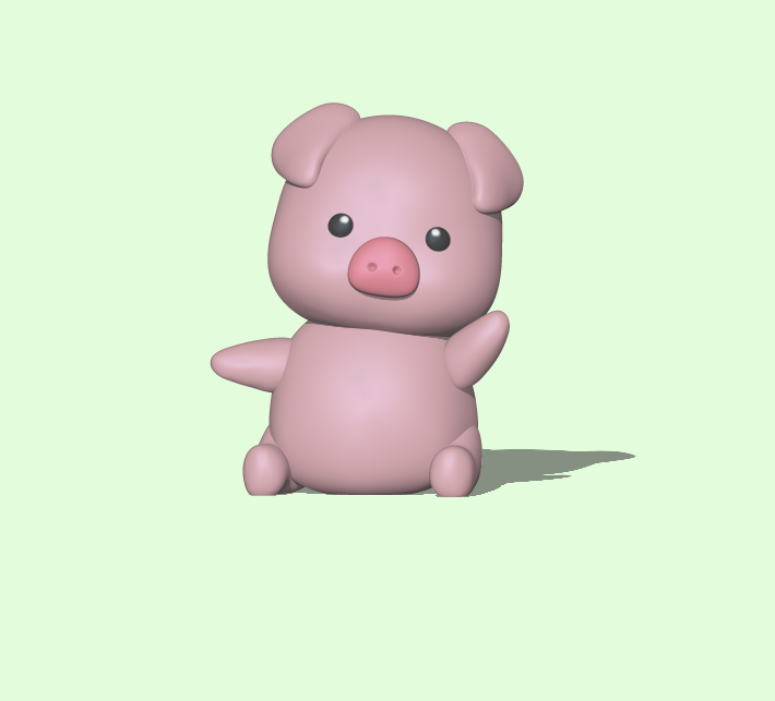 🐖 Cute Pig・ 3D File for ・Cults