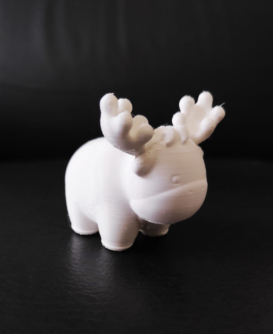 🗿 Cute Round Moose・ 3D File for ・Cults