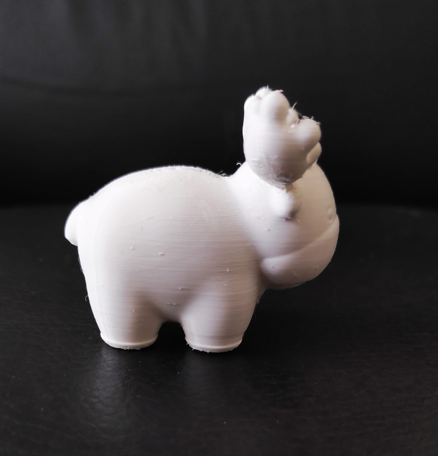 🗿 Cute Round Moose・ 3D File for ・Cults