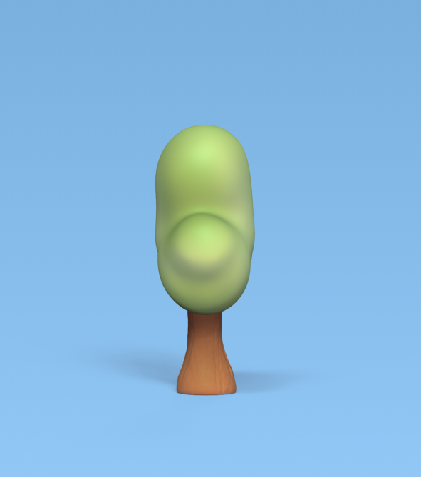 3D file Tree Cloud Shape 🌳・3D printing template to download・Cults