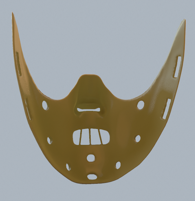 Файл STL Hannibal Lecter Tribute Mask 🎦 (OBJ)・Модель 3D-принтера для ...