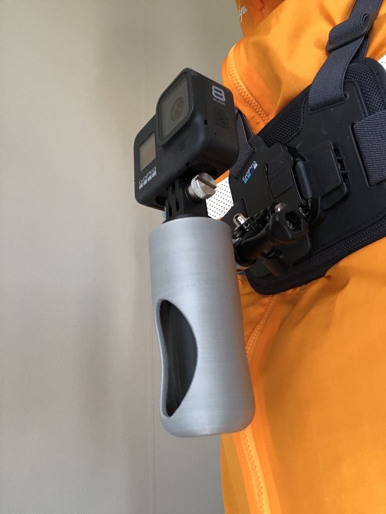 Free STL file GoPro Shorty Tripod Chest Mount 📷 ・3D printing template ...