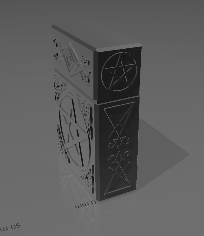 📦 CARD BOX - WITCHCRAFT // TAROT V1・ STL File for ・Cults