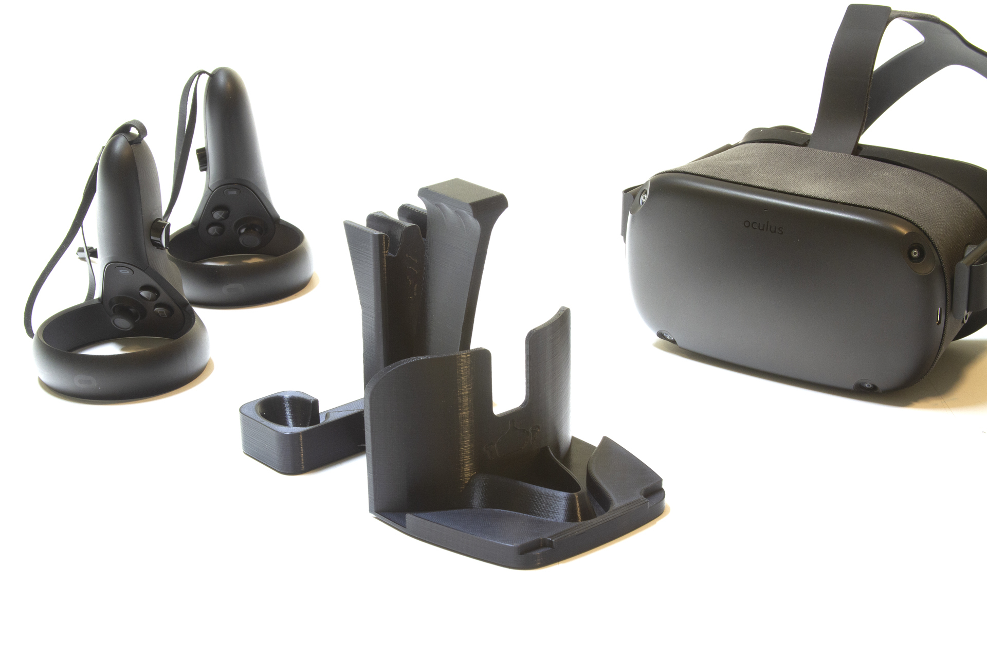 🎲 Oculus Quest stand with carrying handle for easy relocation・ 3D File ...