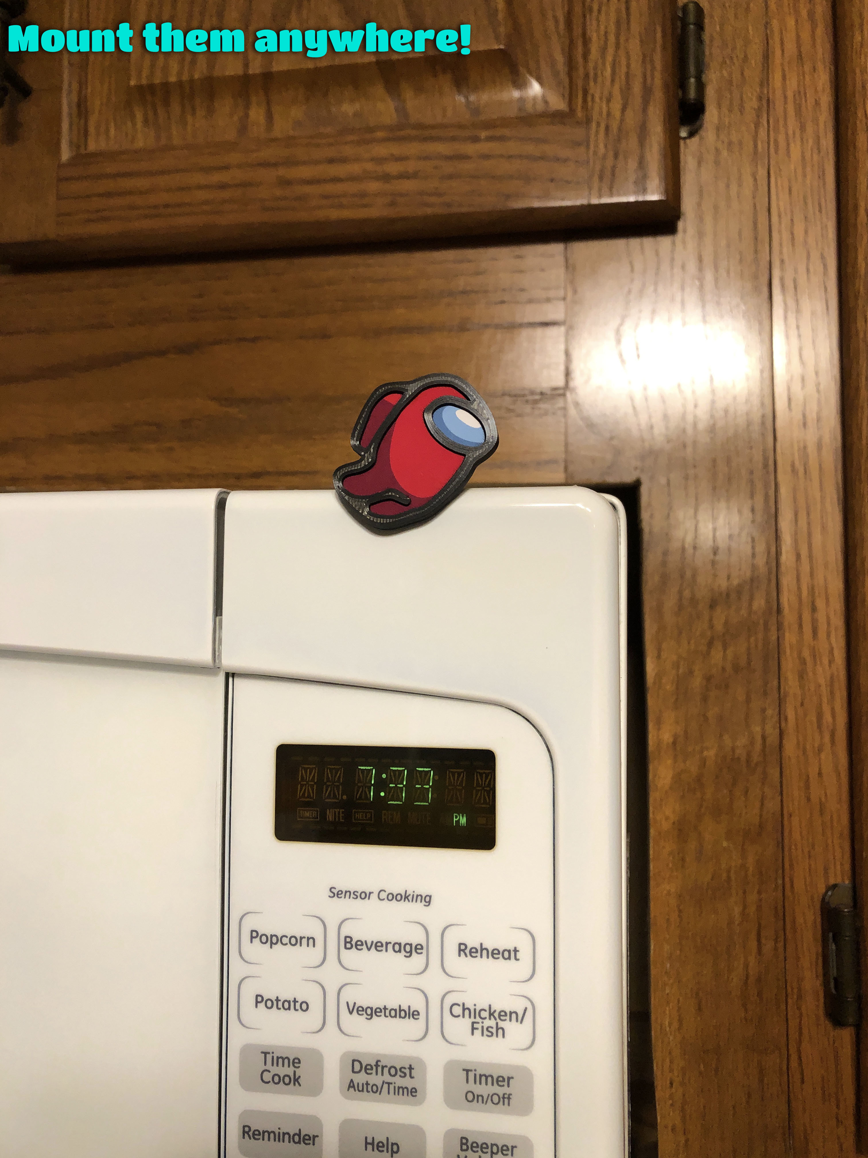 🗝️ Among Us ejected spinning Crewmate - EASY to print!・Free 3D File for ...