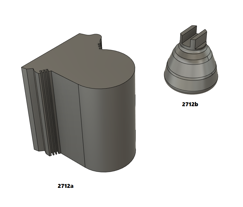 🚀 Greeblie set 2712 - Inertia Reduction Driver・Free STL File for ・Cults