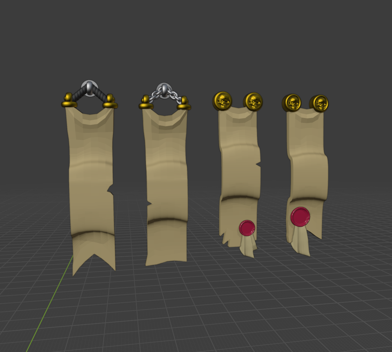 3D 文件 Protective scrolls decorations 📜 ・可下载 3D 打印模型・Cults