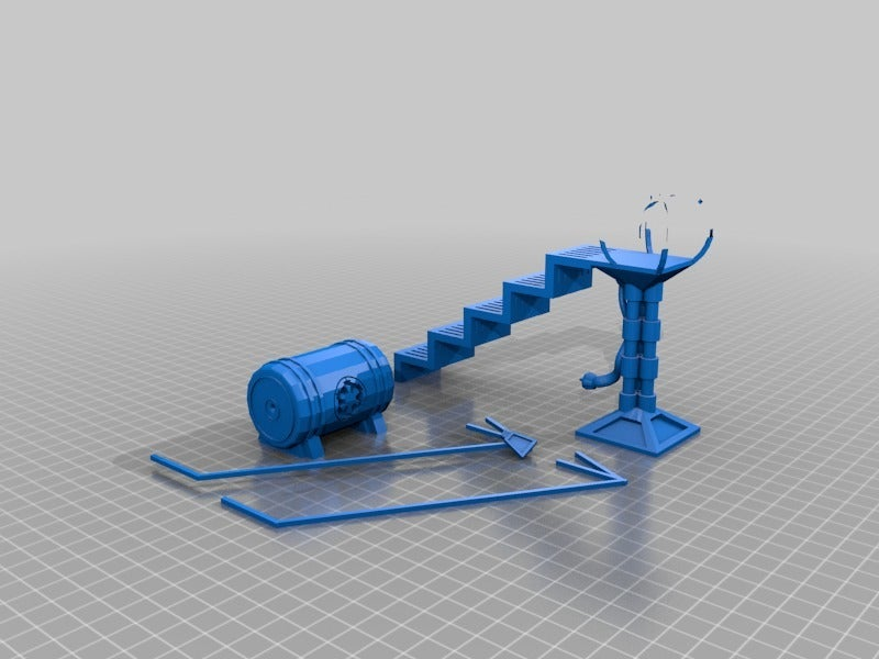 👔 TIE Landing Gantry/Refueling Station (Star Wars Legion Scale)・Free ...