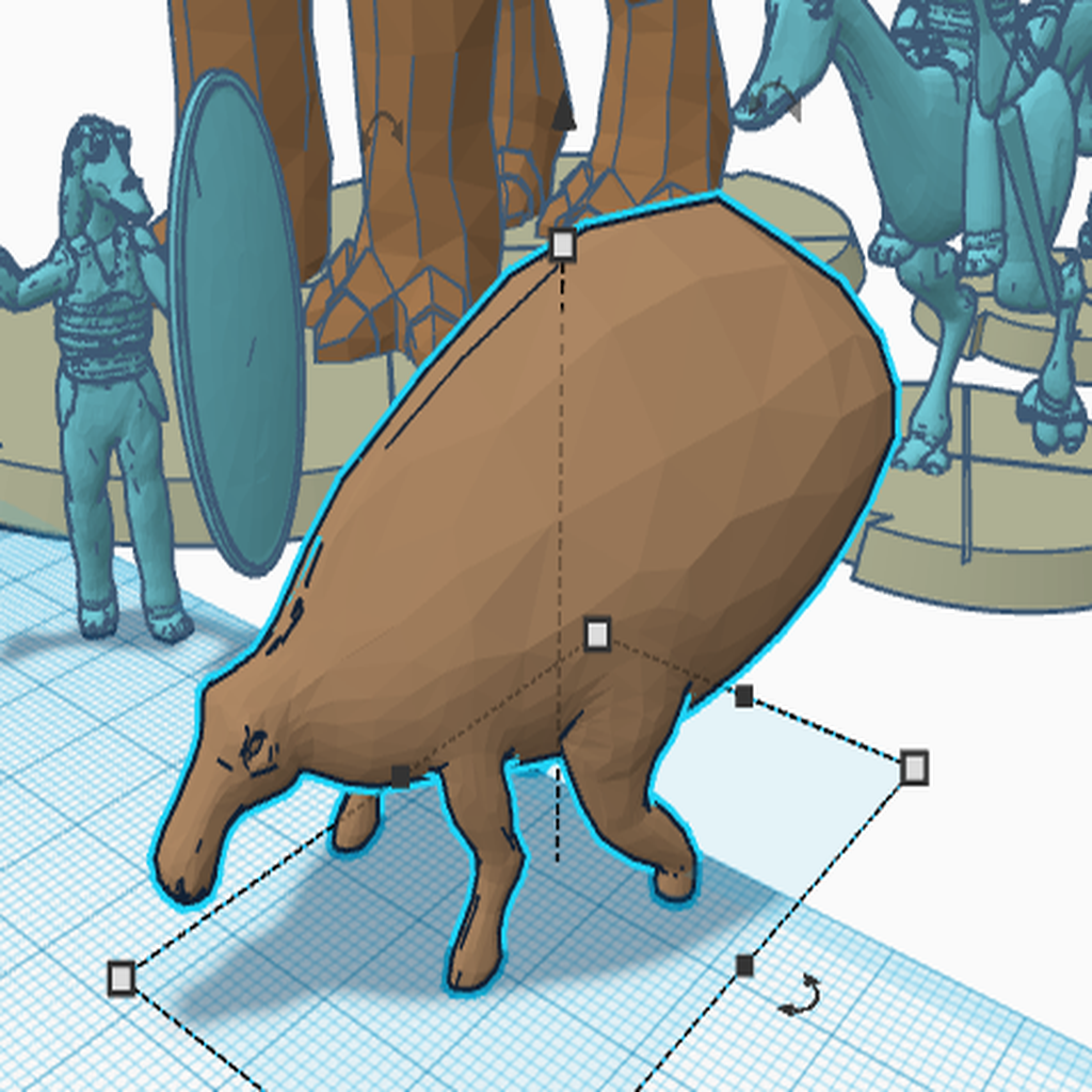 Archivo STL gratuito Shaak (escala de la legión de la Guerra de las ...