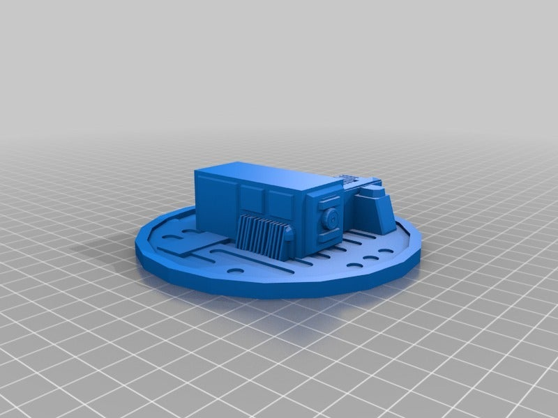 ⭐ Turbolaser Emplacement (star wars legion scale)・Free STL File for ・Cults