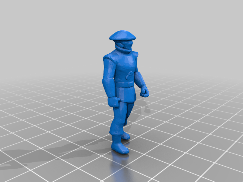 ⭐ Kyuzo Civilian (star wars legion scale)・Free STL File for ・Cults