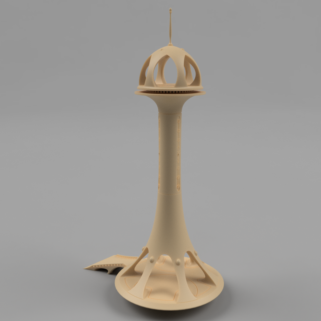 ⚔ Warhammer Eldar Terrain -- The Spire of Soothsight・ 3D File for ・Cults