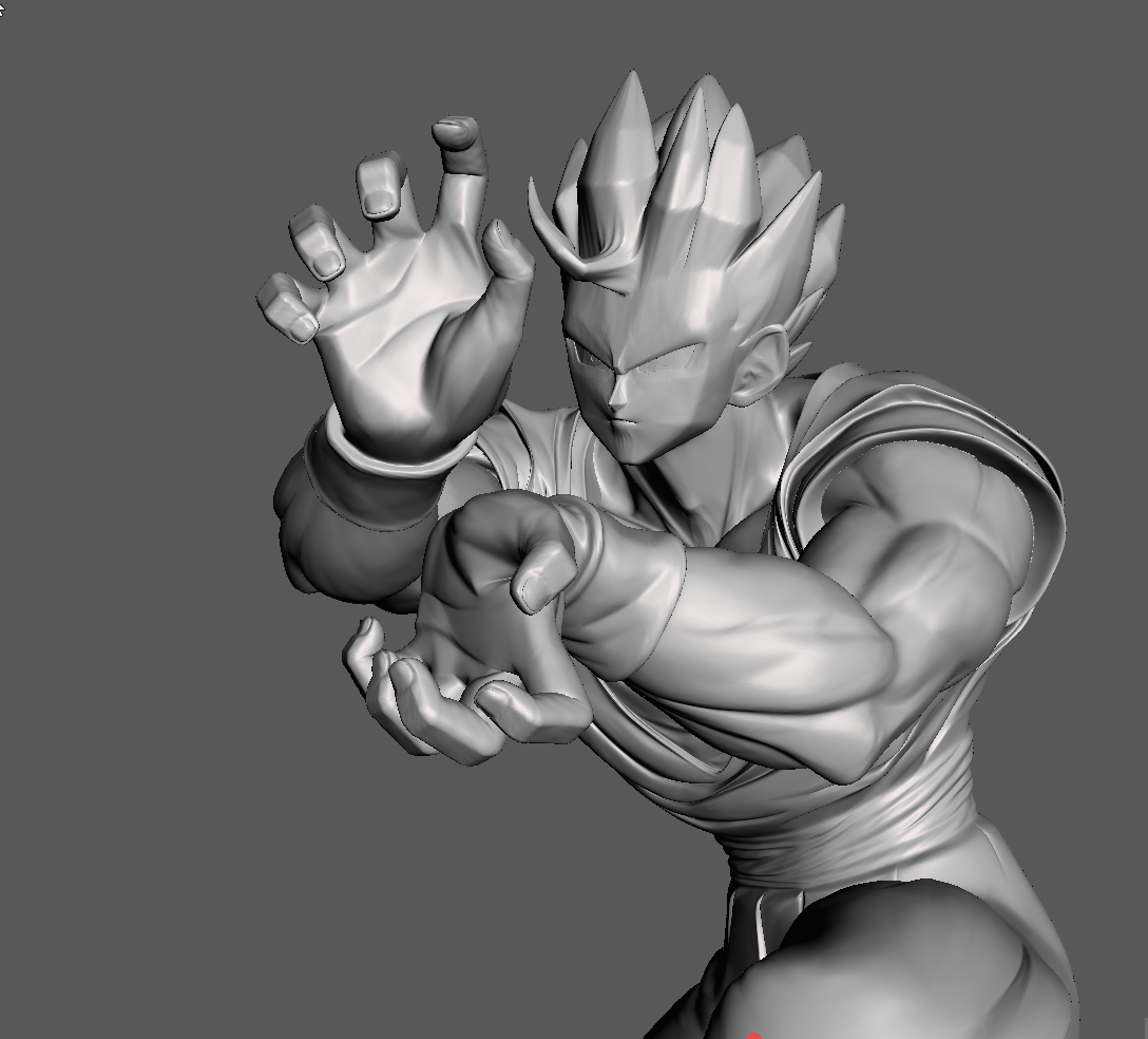 STL file Mystic Gohan 3D Model 🎲 ・3D printing design to download・Cults