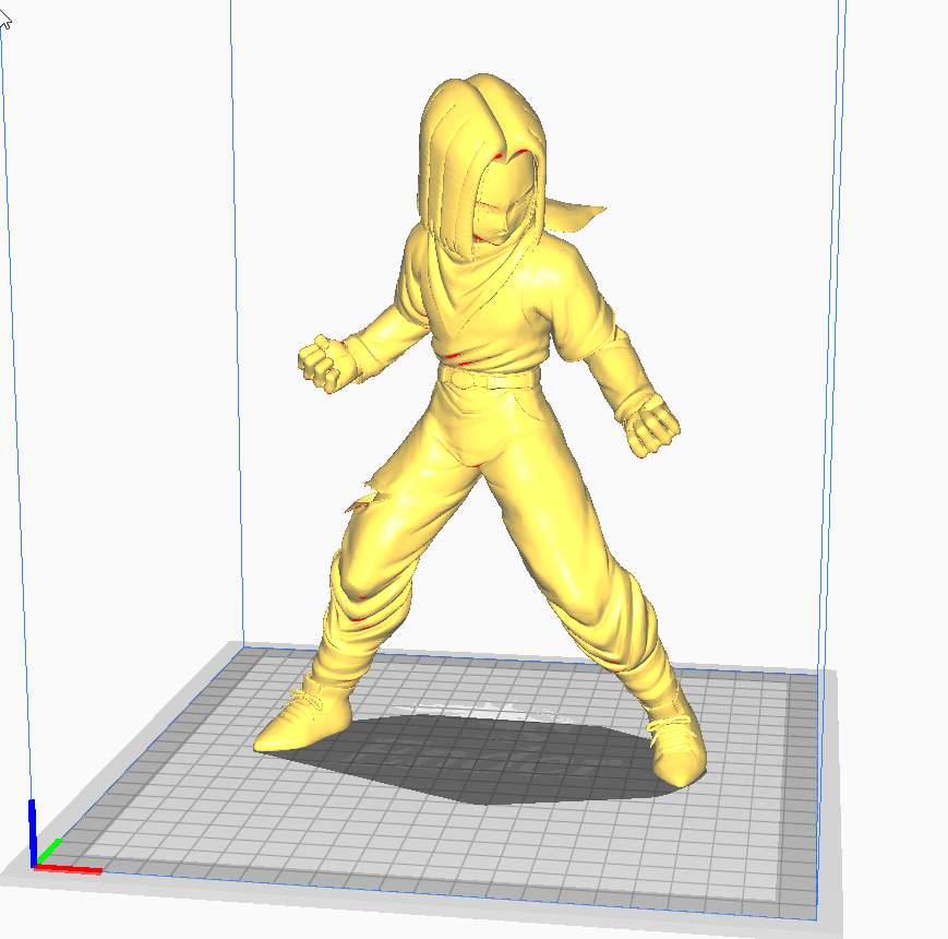🤖 Android 17 (Dragon ball) 3D Model・ STL File for ・Cults