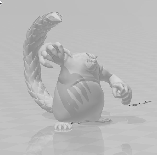 🎲 Ichibi-Shukaku - 1 tail Bijuu (Naruto) 3D Model・Free STL File for ・Cults