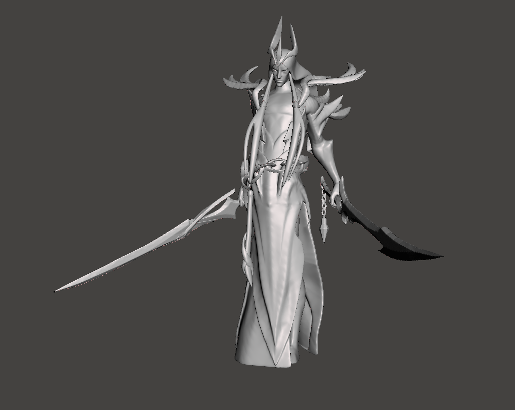 🎲 Nightbringer Yone 3D Model・ STL File for ・Cults