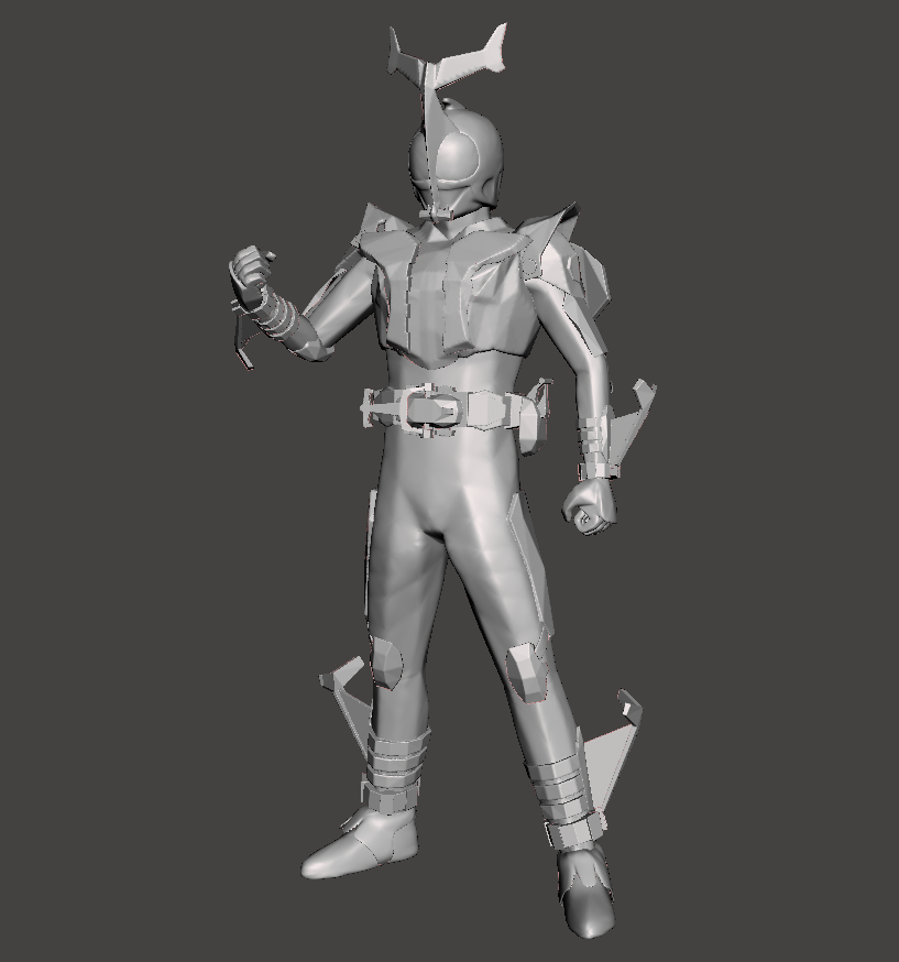 STL 文件 Kamen Rider Hyper Kabuto 3D Model 🎲 ・可下载 3D 打印模板・Cults