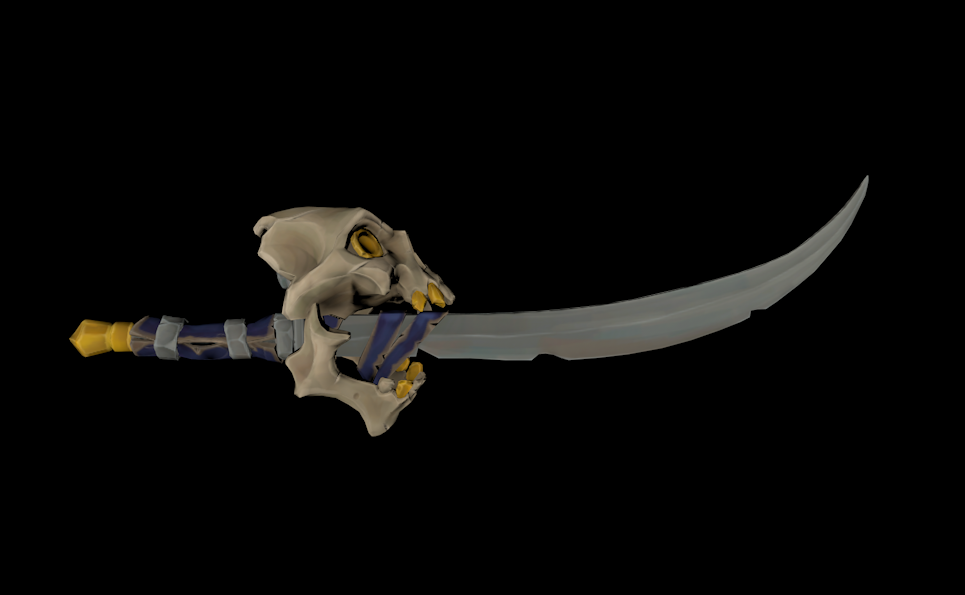 🏴‍☠️ Captain Bones' Original Pirate Cutlass 3D Model・ STL File for ・Cults