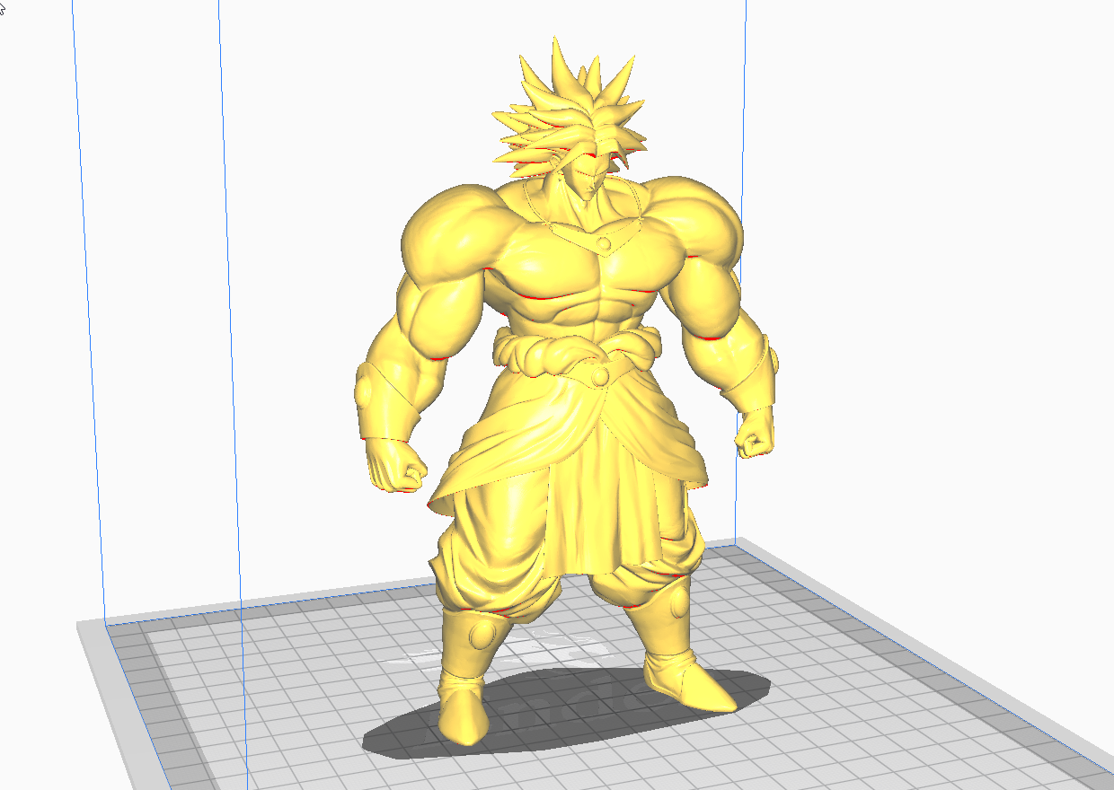 STL file Broly Super Saiyan - Dragon Ball - 3D Model 🐉 ・3D printing ...