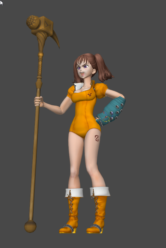 Stl File Diane Seven Deadly Sins 3d Model 🎲 ・3d Printable Design To Download・cults 