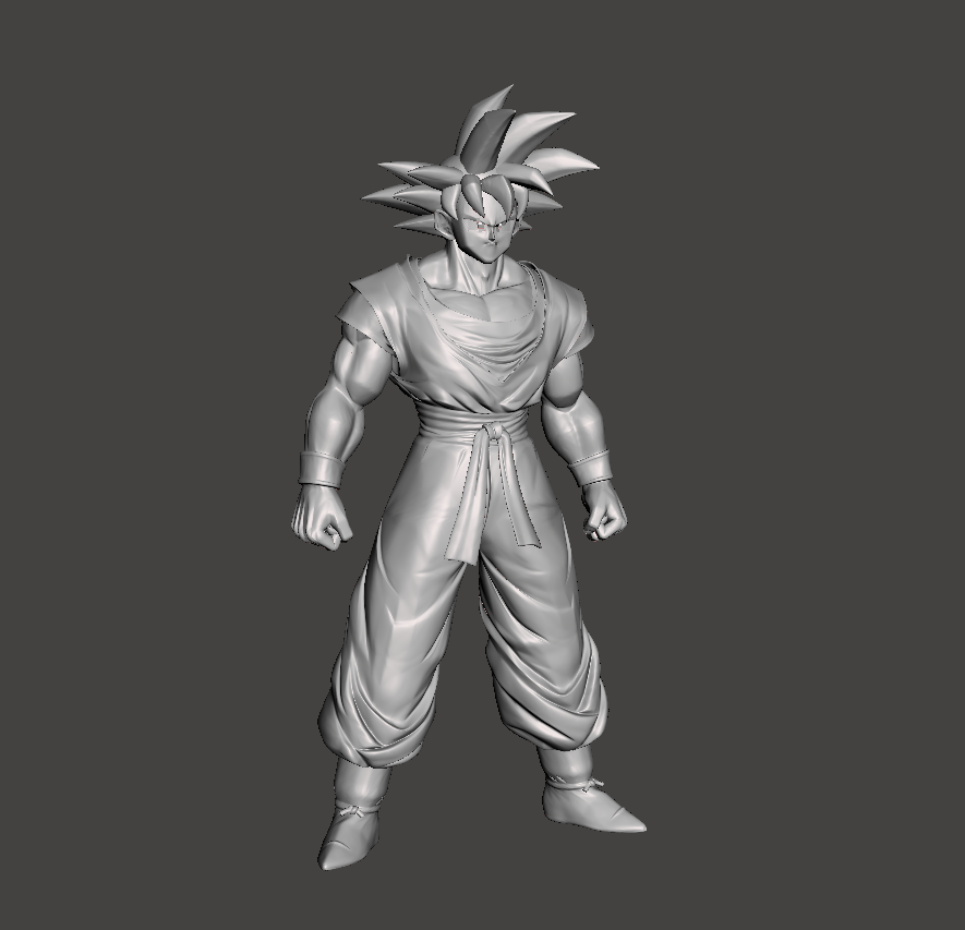 STL file Goku 3D Model 🎲 ・Template to download and 3D print・Cults