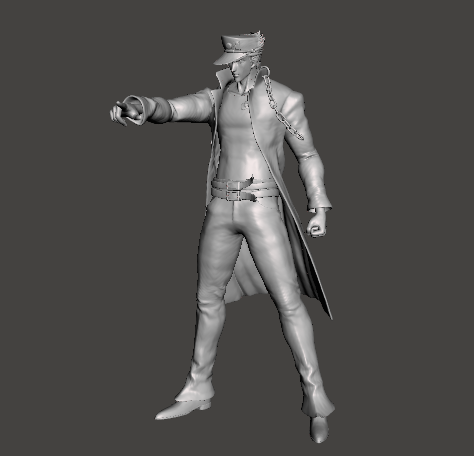 STL file Jotaro Kujo 3D Model 🎲 ・3D printing template to download・Cults