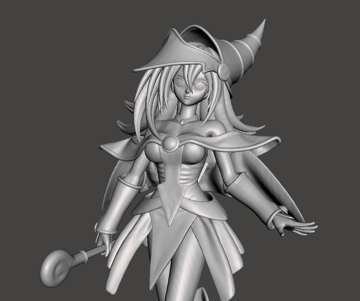 👧 Dark Magician Girl 3D Model・ STL File for ・Cults