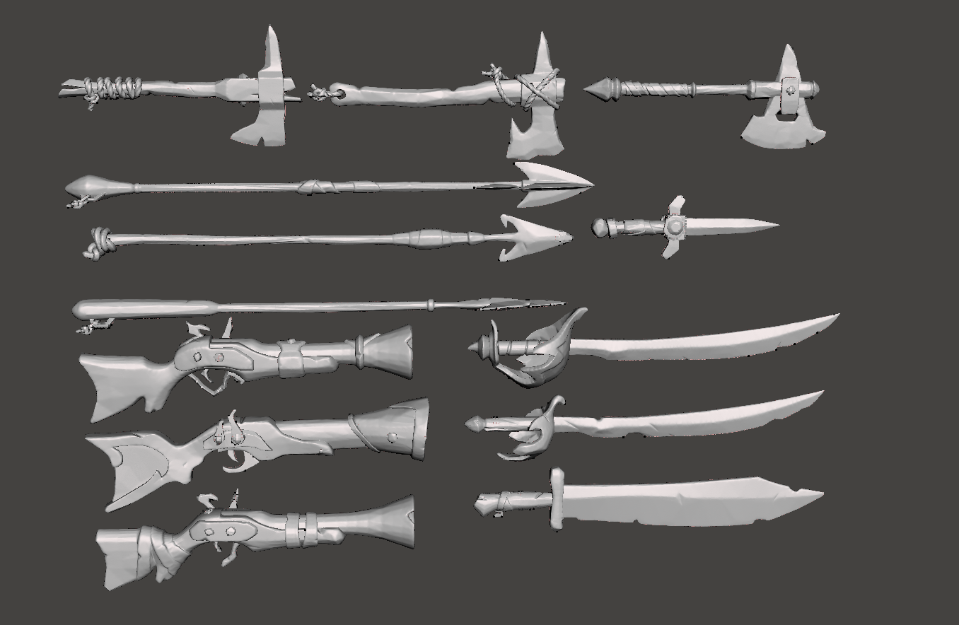 🔫 Bundle of Weapon Sea of thieves・ STL File for ・Cults