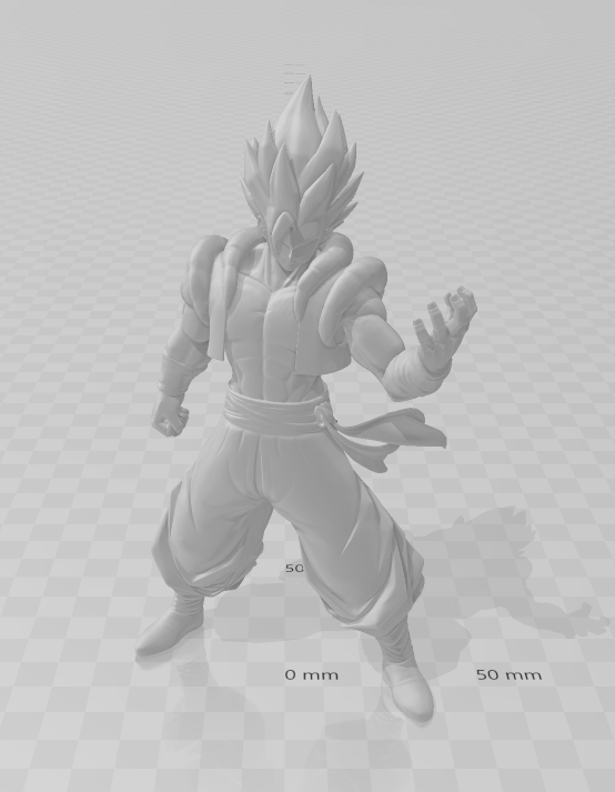 Archivo STL Gogeta Super Saiyan (Dragon Ball) Modelo 3D 🐉 ・Plan de ...