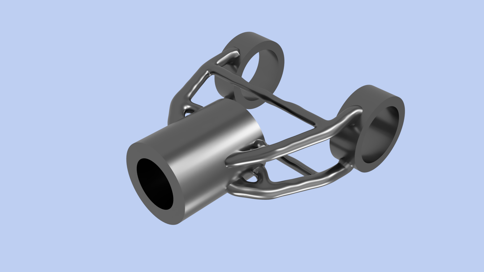 STL-Datei Anhängerkupplung (Generatives Design) 🤖 kostenlos・Design für ...
