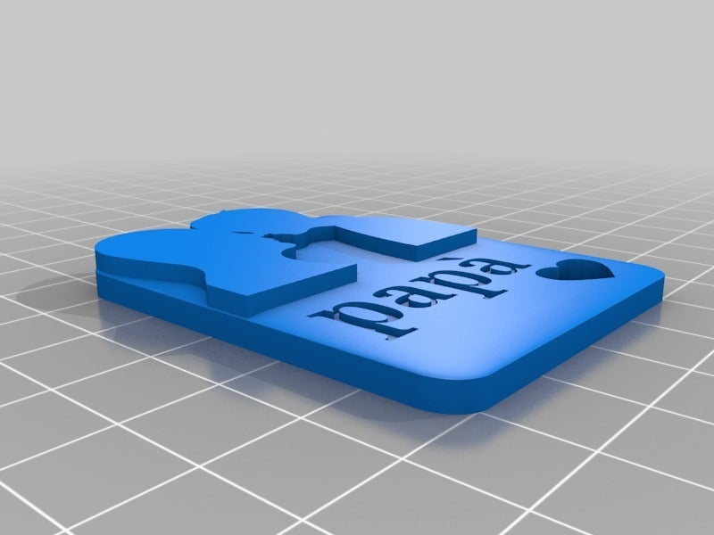 Free STL file Father's Day Keychain 🗝️ ・3D printing design to download ...