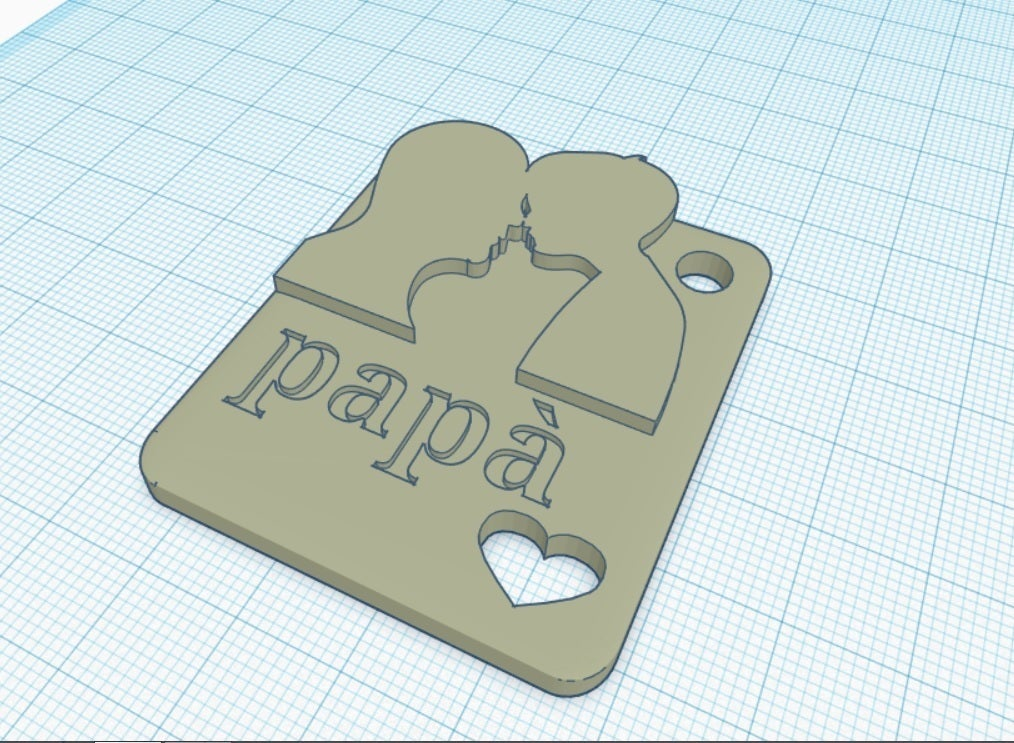 Free STL file Father's Day Keychain 🗝️ ・3D printing design to download ...