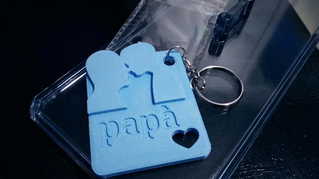 Free STL file Father's Day Keychain 🗝️ ・3D printing design to download ...