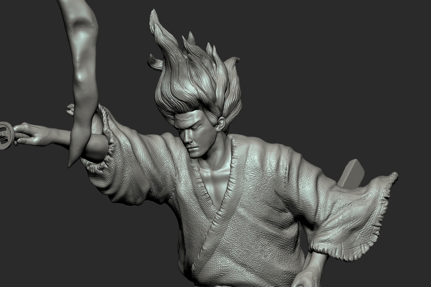 Archivo STL Miyamoto Musashi 💬 ・Idea de impresión 3D para descargar・Cults