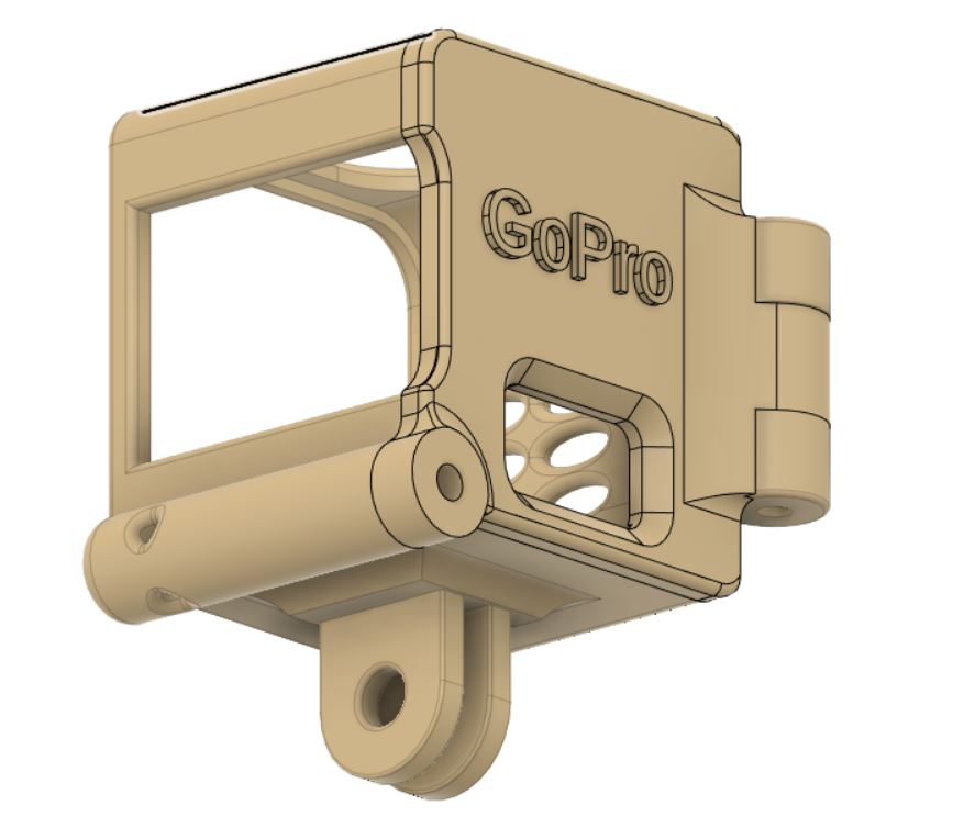 Free STL file GoPro Case 🏍️ ・3D printable design to download・Cults