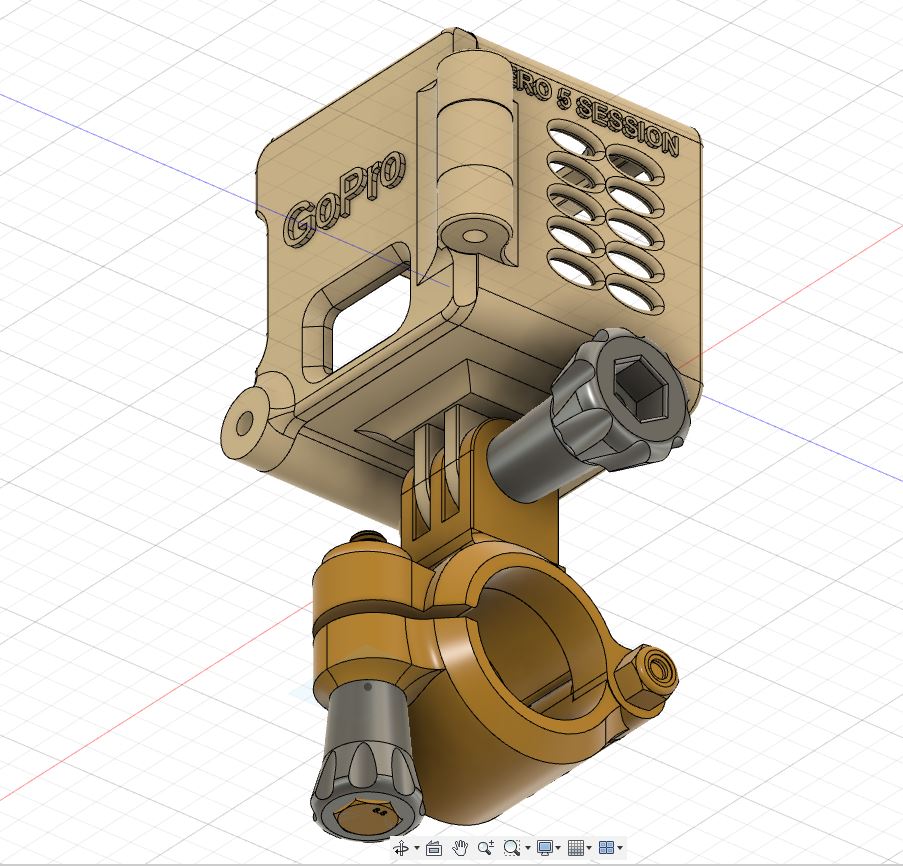 Free STL file GoPro Case 🏍️ ・3D printable design to download・Cults