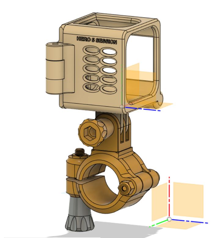 Free STL file GoPro Case 🏍️ ・3D printable design to download・Cults