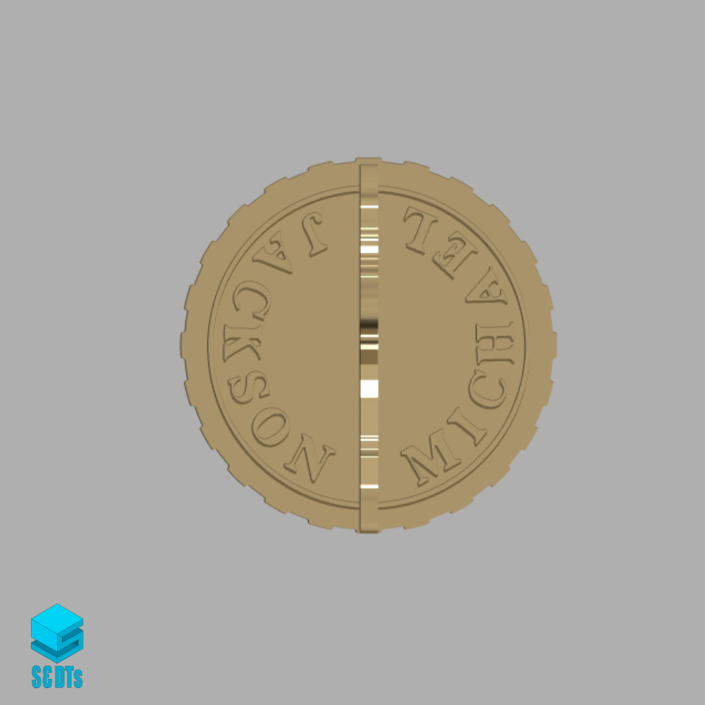 Archivo STL Michael Jackson game board token 🤴・Modelo para descargar y ...