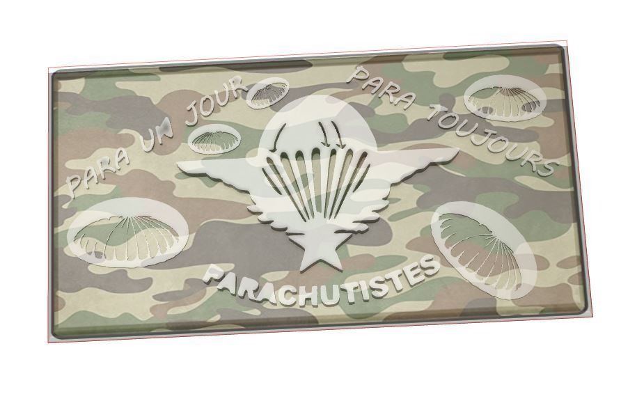 🪂 Parachute plate・Free STL File for ・Cults