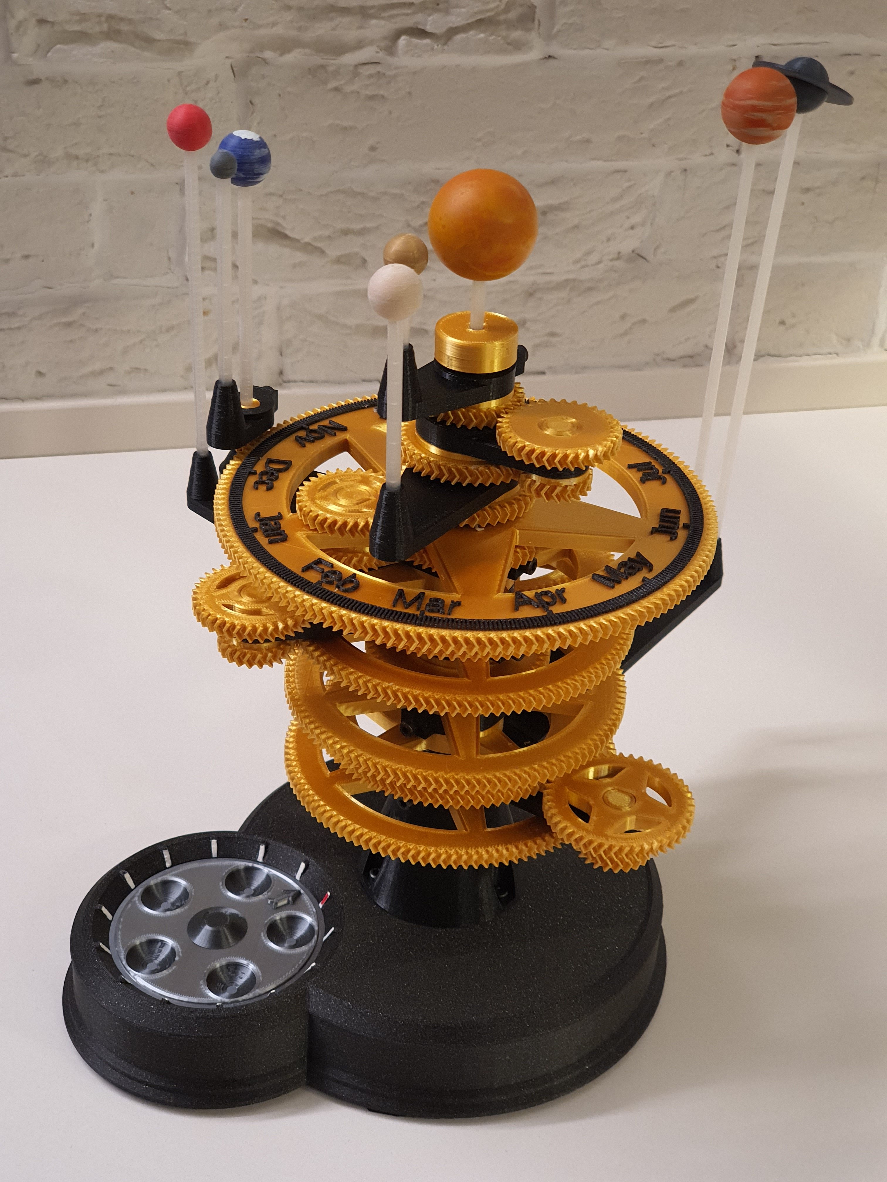 3D printable Mechanical Planetarium・Cults