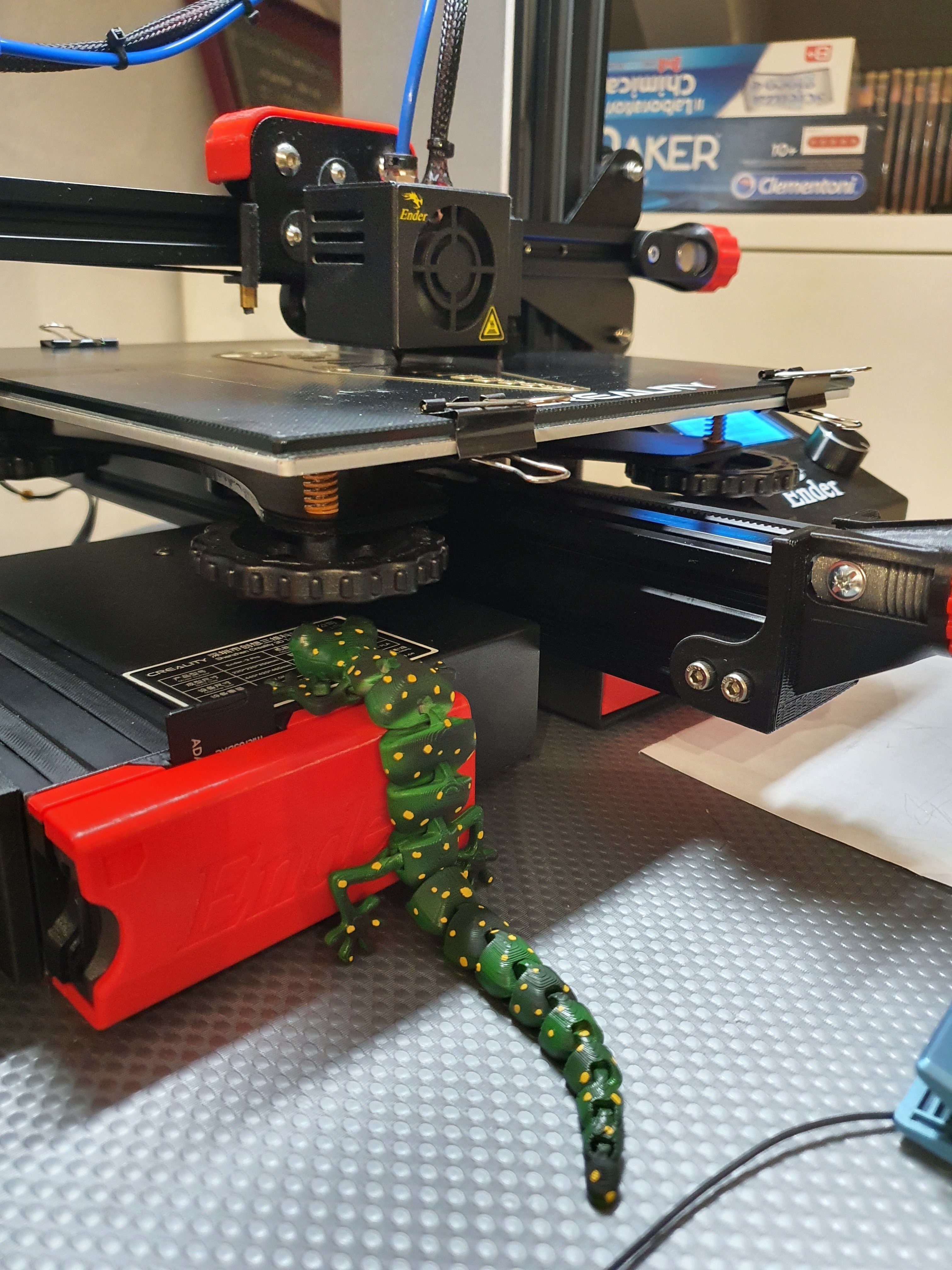 3D printing Articulated Lizard v2・Cults