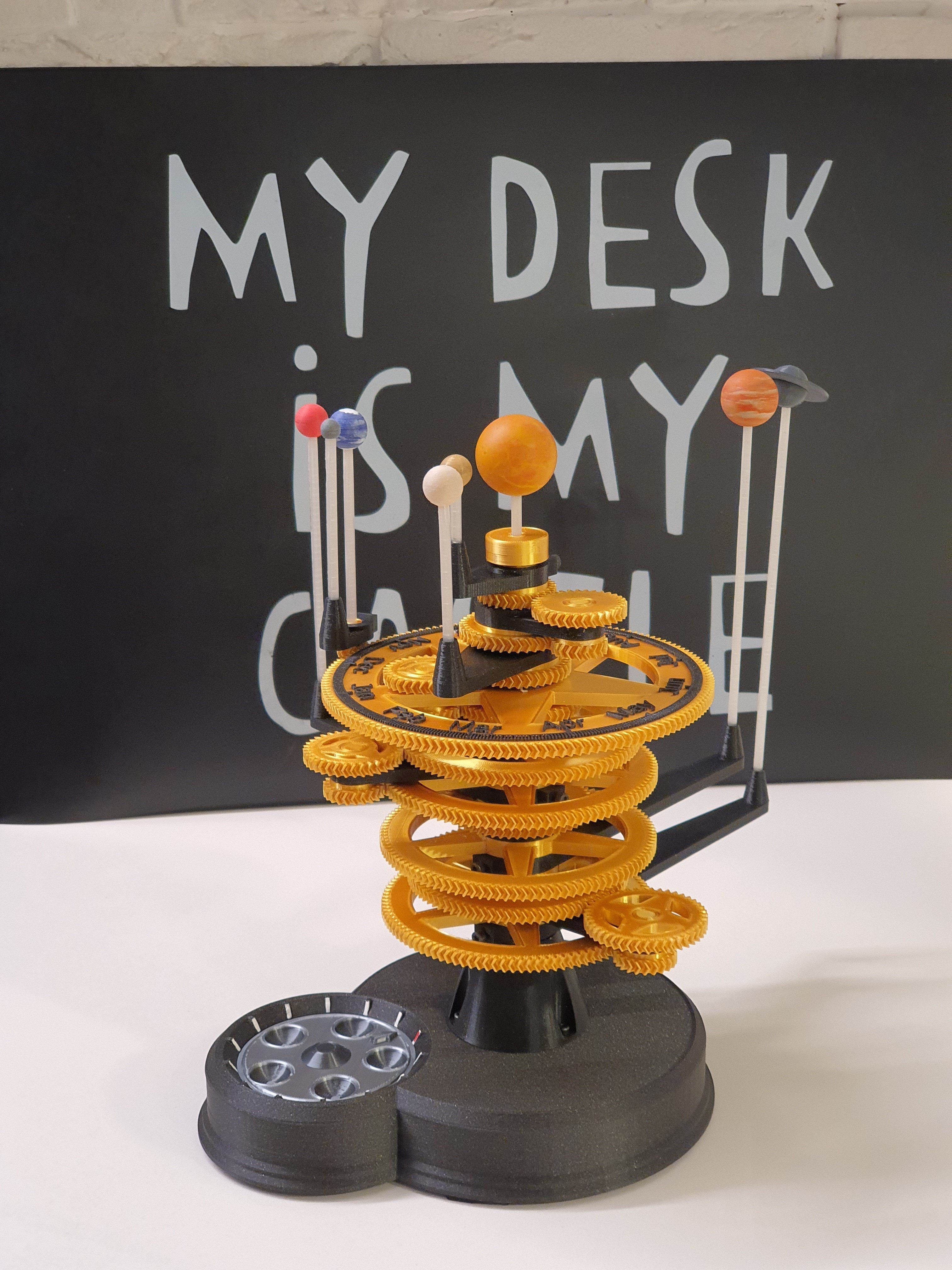 3D printable Mechanical Planetarium・Cults