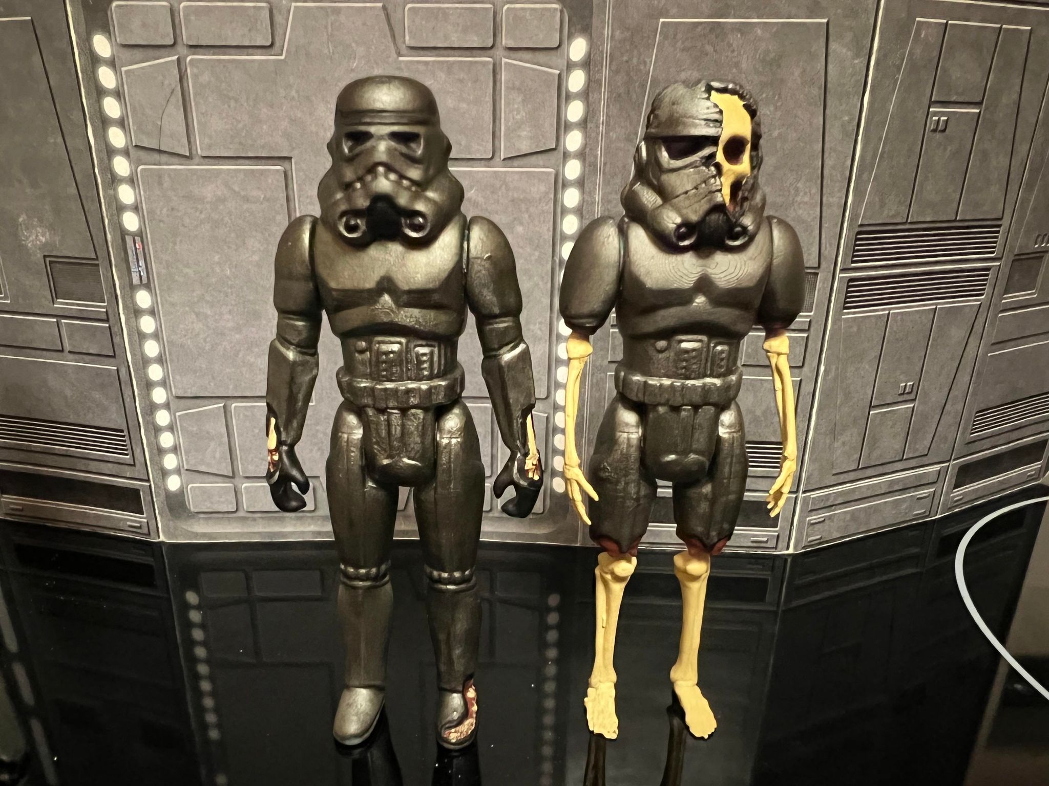 🫡 BATTLE DAMAGE STORMTROOPER, ZOMBIE UNDEAD ARMY BUILDER, VINTAGE STAR ...
