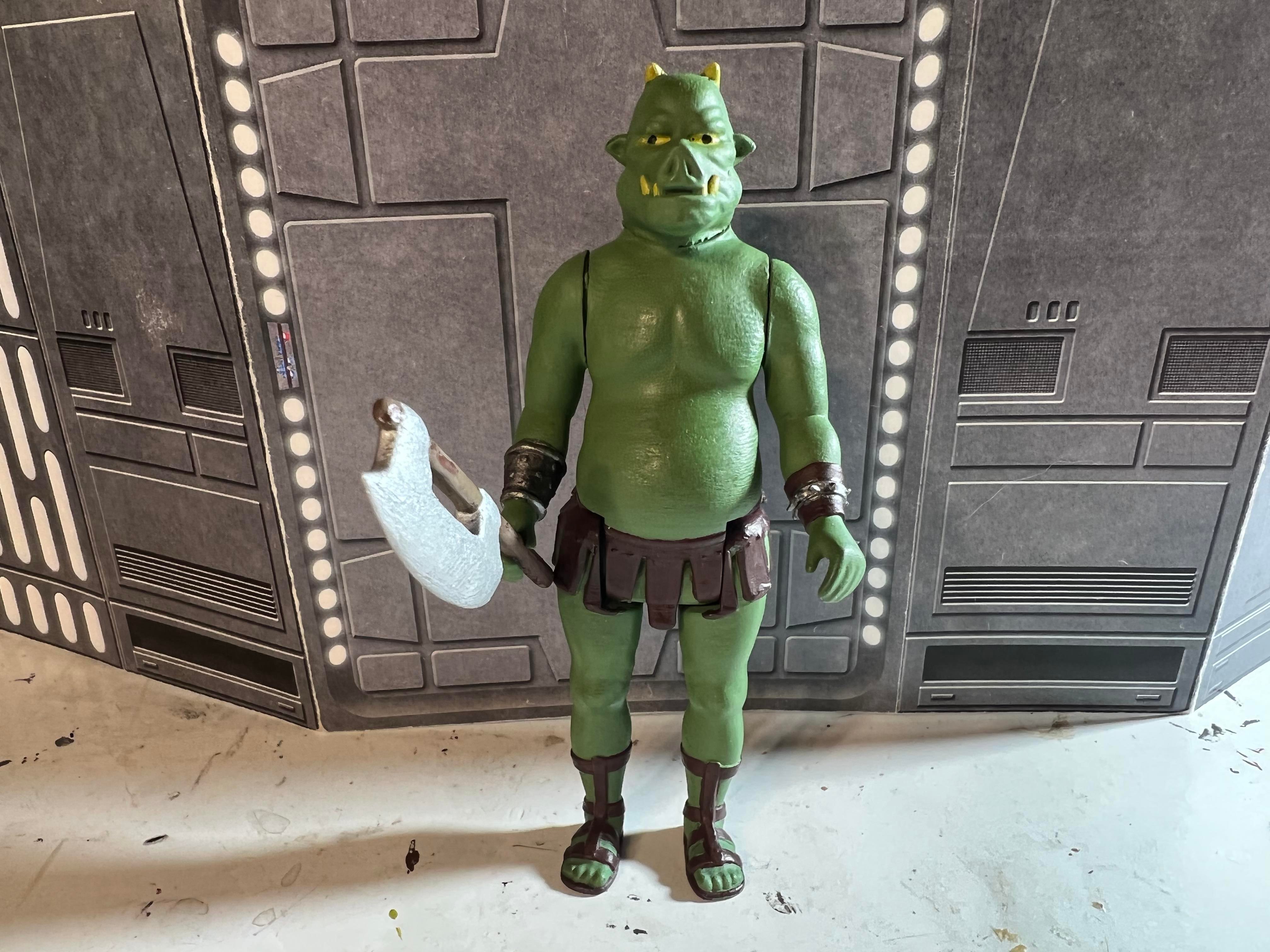 💂 GAMORREAN GUARD, UNARMORED FIGHTER VINTAGE CUSTOM STAR WARS ACTION ...