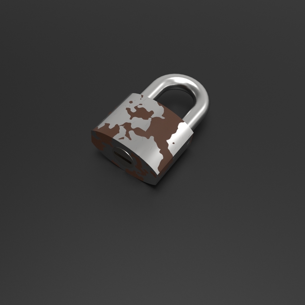 STL file PADLOCK FOR DIORAMA 🔒・3D printable model to download・Cults