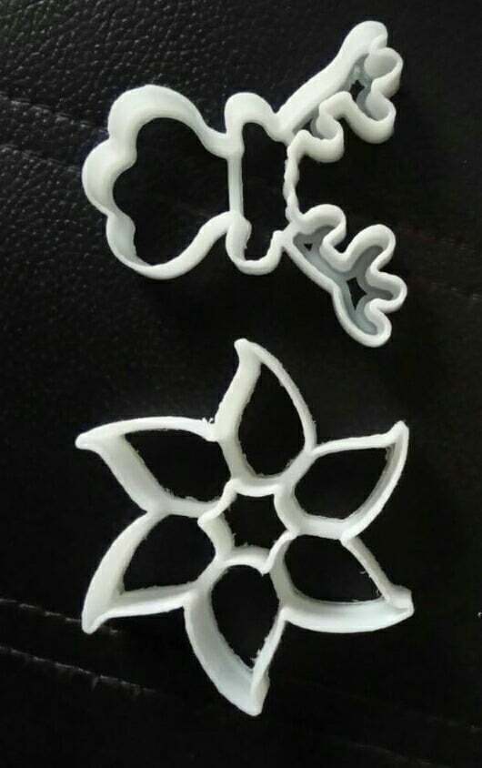 3D printable Rudolf and Star cookie maker・Cults