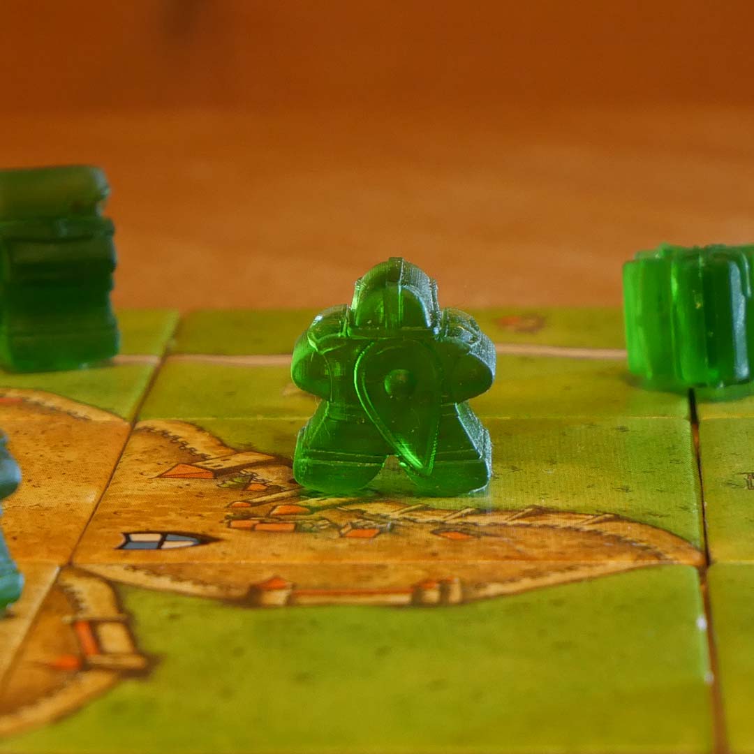 ♟ Carcasonne armored meeple pawns・Free STL File for ・Cults