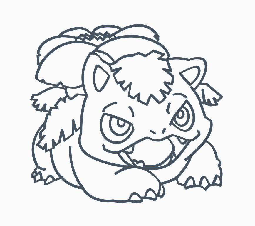 🍪 Venusaur Cookie Cutter Pokemon Anime Chibi・ STL File for ・Cults